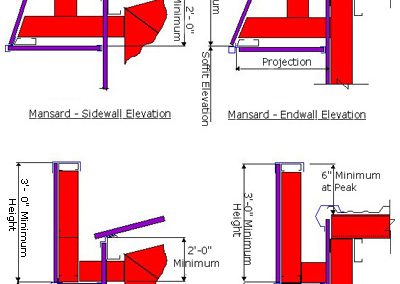 Mansard / Facade - Pascal Steel Buildings
